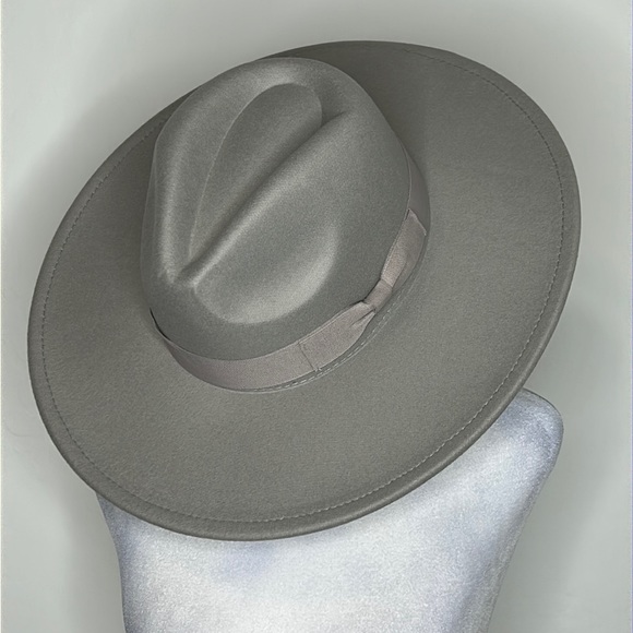 Unbranded | Accessories | Nwot Felt Panama Hat In Gray | Poshmark